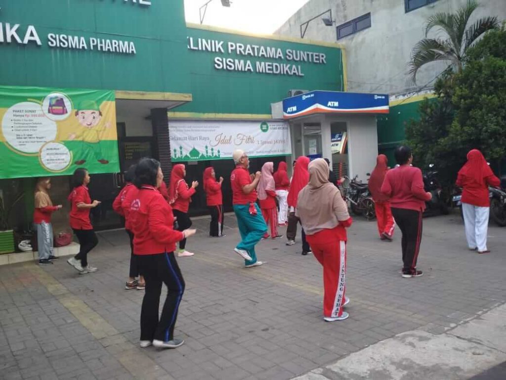 Senam prolanis Klinik Sunter 2 - Klinik Sunter Sisma Medikal